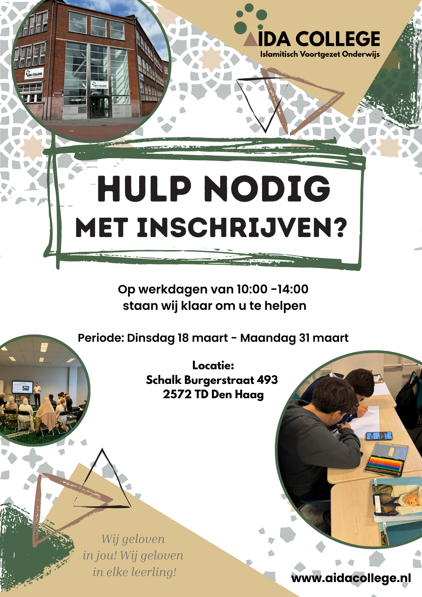 Aanmelden - AIDA College - AIDA College